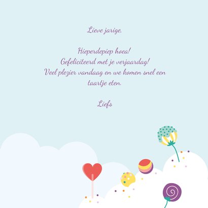 Verjaardagskaart meisje 8 jaar met eenhoorn | Kaartje2go