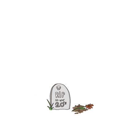 Verjaardagskaart RIP to your 20's kaart | Kaartje2go