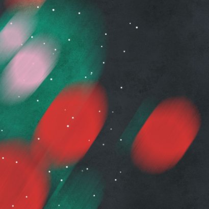 Vrolijke kerstkaart foto rood en groen | Kaartje2go