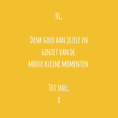 Wenskaart schildpad doe het rustig aan | Kaartje2go