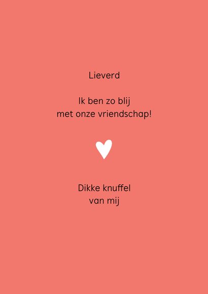 Wenskaart vriendschap gedicht - Wenskaarten | Kaartje2go