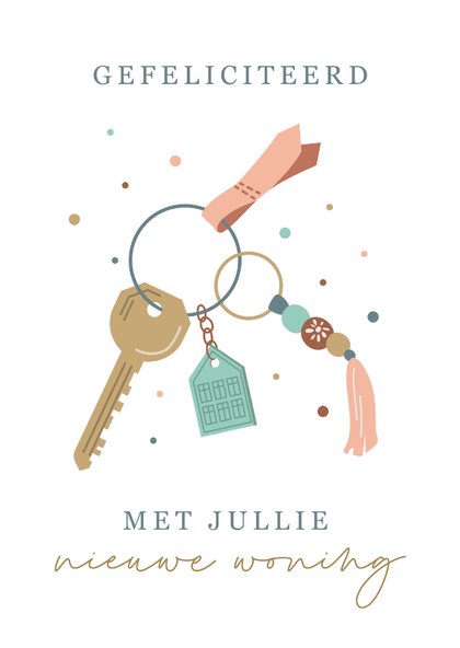 Felicitatie samenwonen kaart | Kaartje2go