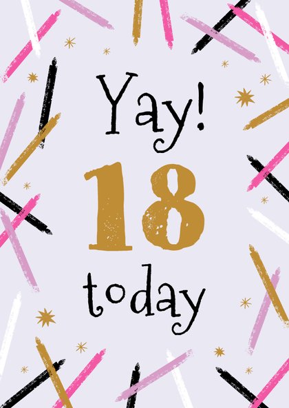 Verjaardagskaarten voor de 18 jarige | Kaartje2go