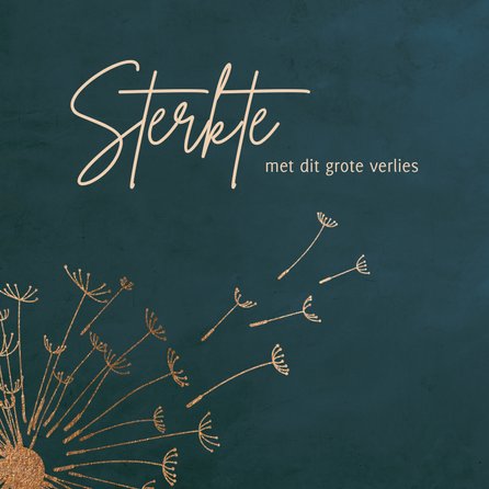 Condoleance kaart - Condoleancekaart maken | Kaartje2go