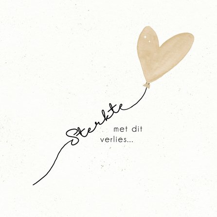 Condoleance kaart maken en sturen | Innige deelneming kaarten