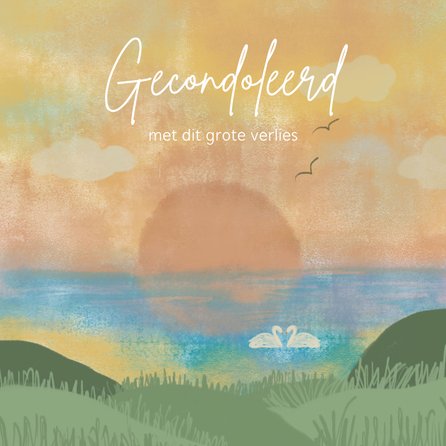 Condoleance kaart - Condoleancekaart maken | Kaartje2go