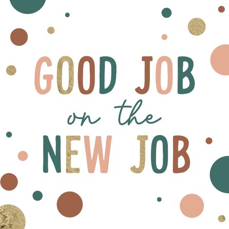 Nieuwe baan kaart versturen? Eenvoudig en snel via Kaartje2go