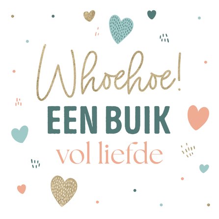 Felicitatie zwangerschap! Gefeliciteerd zwanger | Kaartje2go