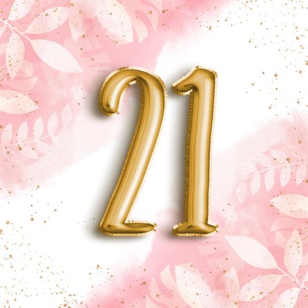 Verjaardagskaart 21 jaar maken en versturen | Kaartje2go
