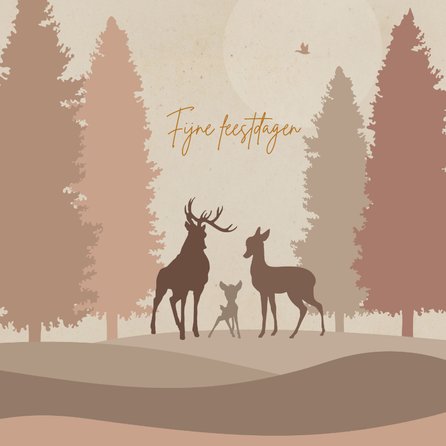 Kerstkaarten met dieren | Kaartje2go
