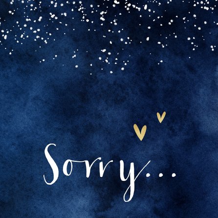 Sorry kaarten - Sorry zeggen met een kaart | Kaartje2go