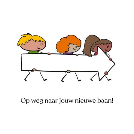 Nieuwe baan kaart versturen? Eenvoudig en snel via Kaartje2go