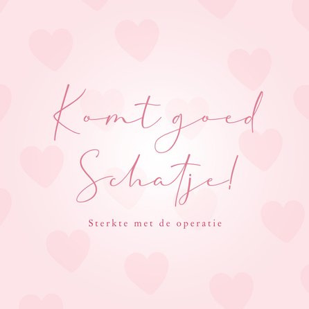 Sterkte kaart operatie maken | Kaartje2go