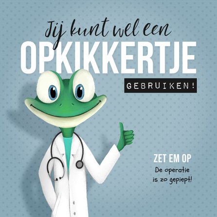 Sterkte kaart operatie maken | Kaartje2go