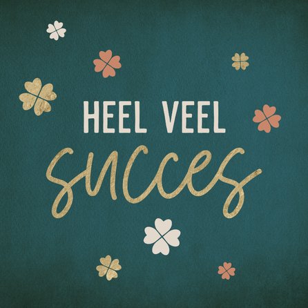 Succes kaart sturen » Iemand succes wensen | Kaartje2go