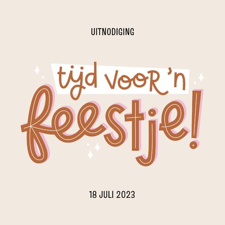 Verjaardag uitnodiging maken - uitnodiging feest | Kaartje2go