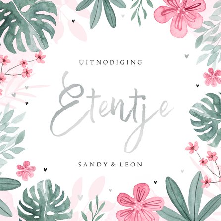 Uitnodiging uit eten, etentje of diner maken | Kaartje2go