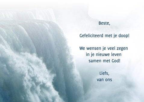 Gefeliciteerd doop volwassenen christelijke | Kaartje2go