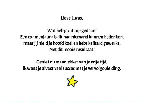 Geslaagd top gedaan jongen - Geslaagd kaarten | Kaartje2go