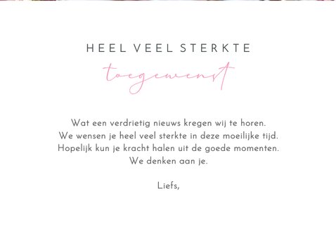 Stijlvolle sterkte kaart met foto van een | Kaartje2go