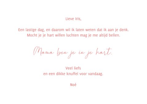 Wensmoeder dag kaartje - Moederdag kaarten | Kaartje2go