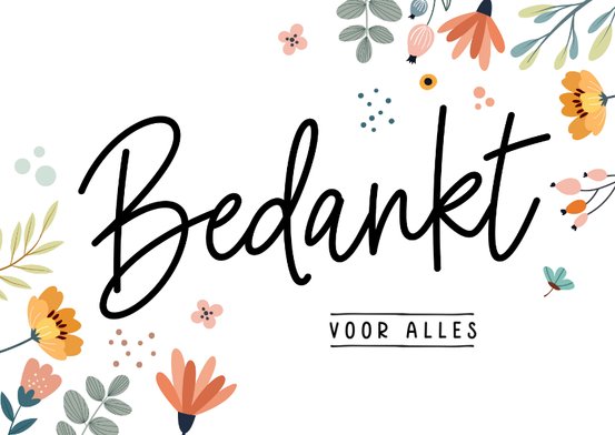 Bedankkaarten maken | De leukste bedankkaartjes | Kaartje2go