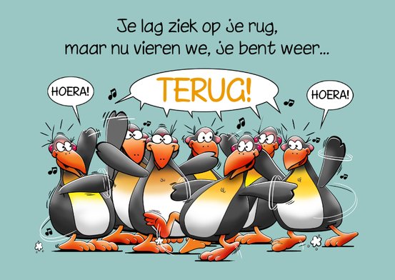 Beterschapskaart collega - Als beste getest | Kaartje2go