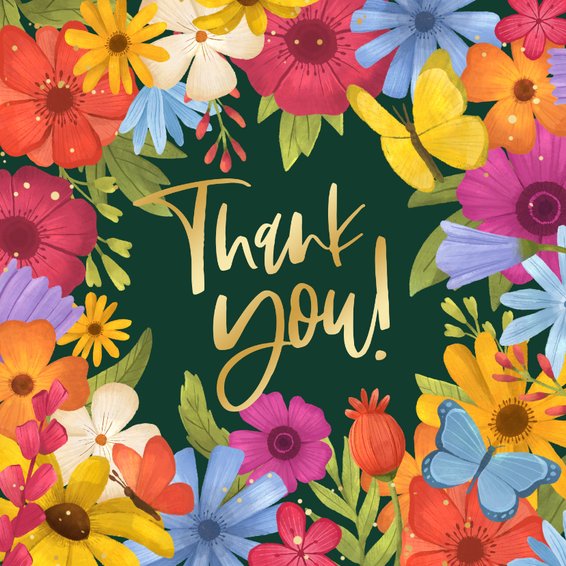 Bedankt kaarten | Bedank iemand met een kaartje