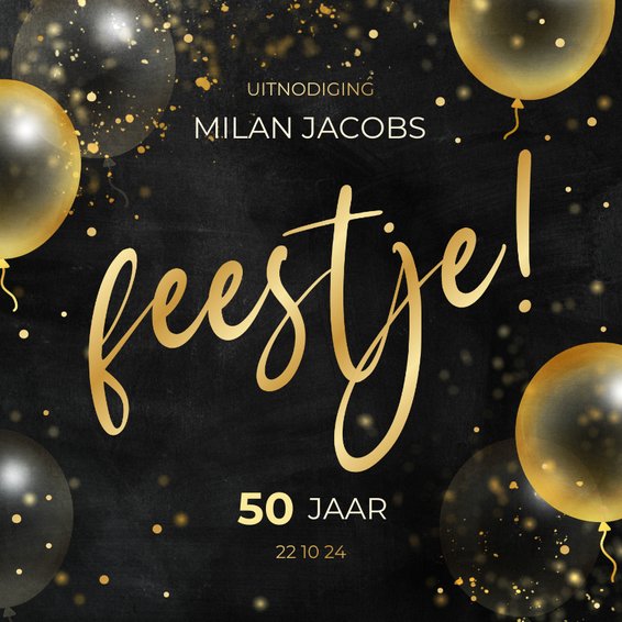 Uitnodiging verjaardag maken voor je verjaardagsfeest!