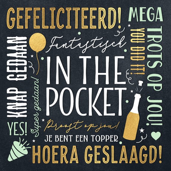 Geslaagd? Gefeliciteerd! - felicitatiekaarten | Kaartje2go