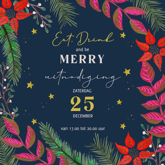 Kerst uitnodiging | Kaartje2go