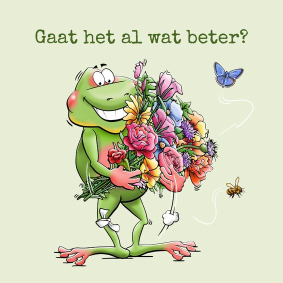 Een collega beterschap wensen? Bekijk onze teksten | Kaartje2go