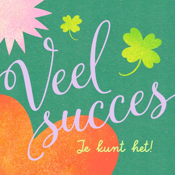 Succes kaart | Kaartje2go