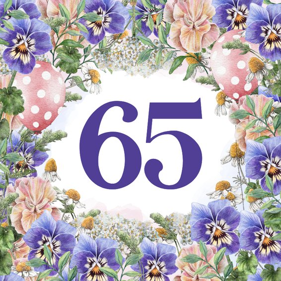 Verjaardagskaarten 65 jaar | Kaartje2go
