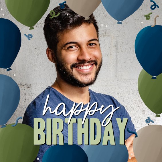 Verjaardagskaart voor man maken en sturen | Kaartje2go