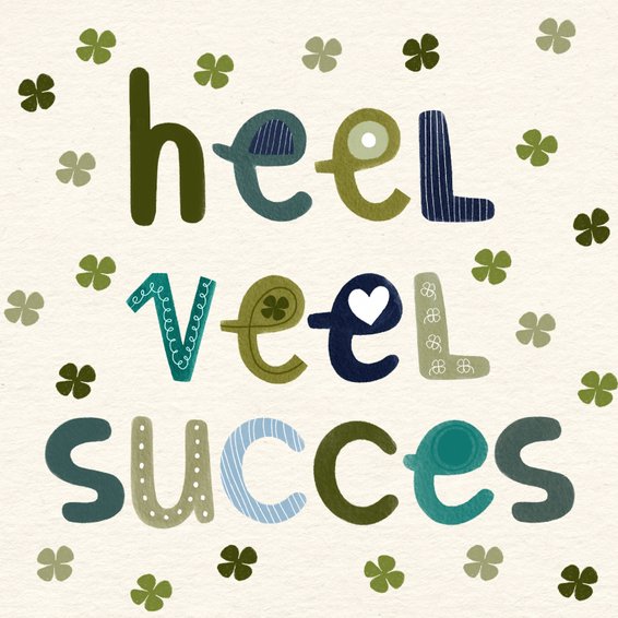 Succes kaart | Kaartje2go