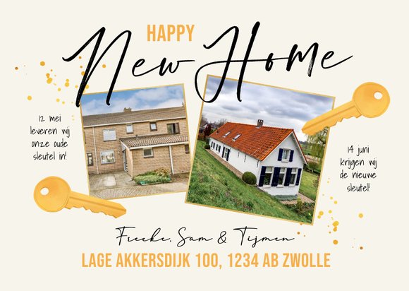 Leuke teksten voor op een verhuiskaart | Kaartje2go
