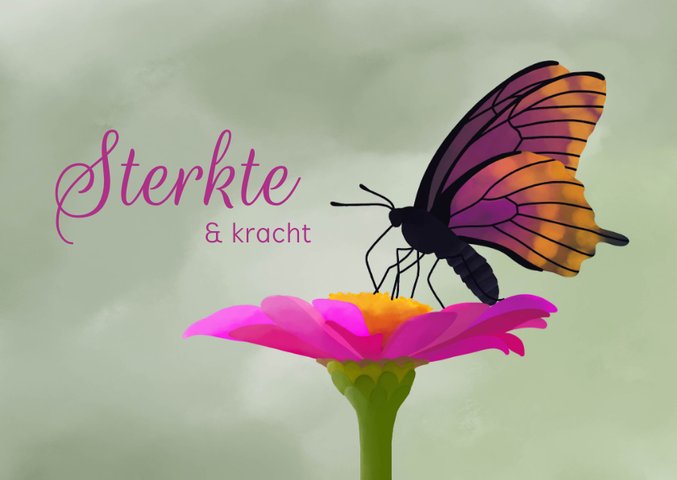 Condoleance kaart maken en sturen | Kaartje2go