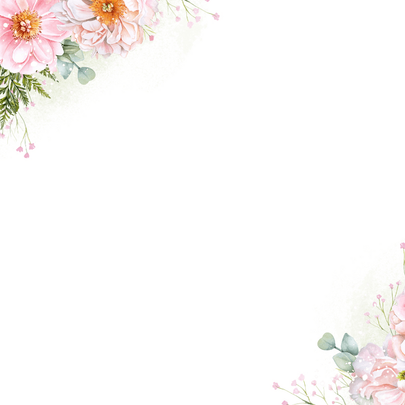 Trouwkaart botanische rozen met hart van goud | Kaartje2go