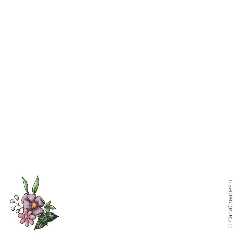 Bedankkaart Merci beau koe - Bedankkaartjes | Kaartje2go