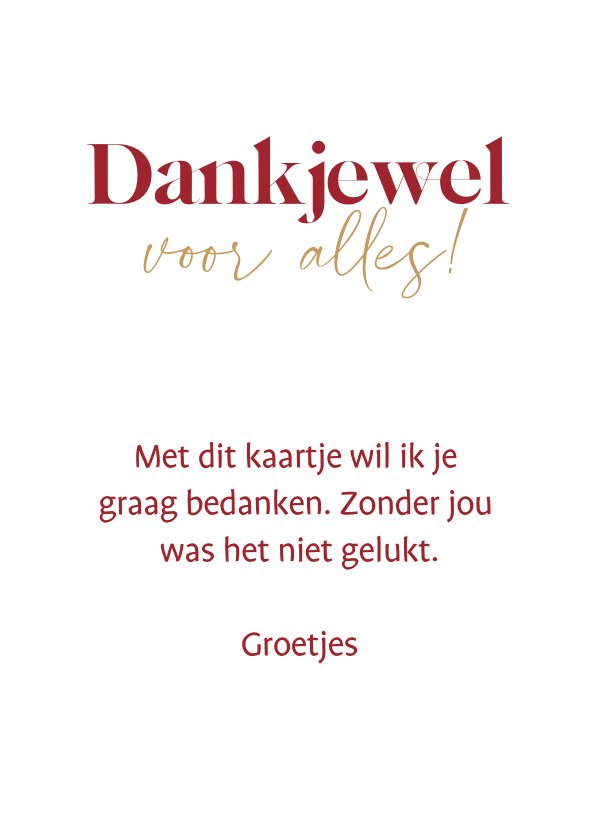 Bedankkaart met bos bloemen en kaartje: voor | Kaartje2go Bedankkaart met bos bloemen en kaartje: voor | Kaartje2go