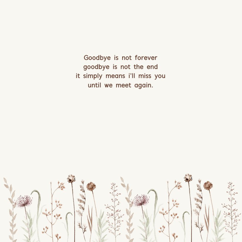 Bedankkaart na overlijden bloem nudekleuren | Kaartje2go