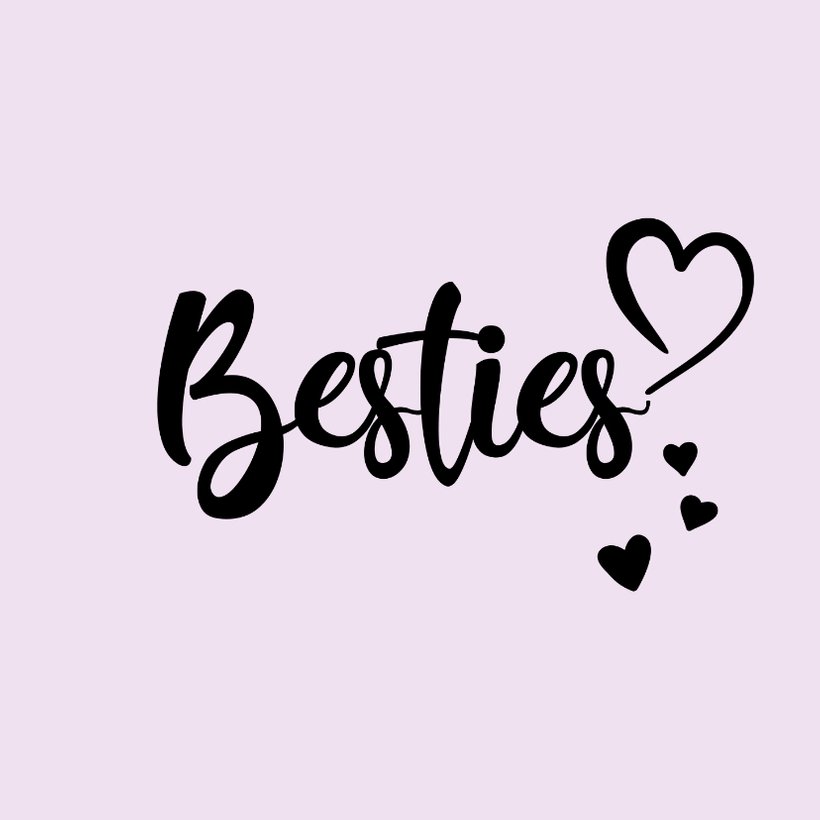 Besties!- positive- vriendschapskaart | Kaartje2go