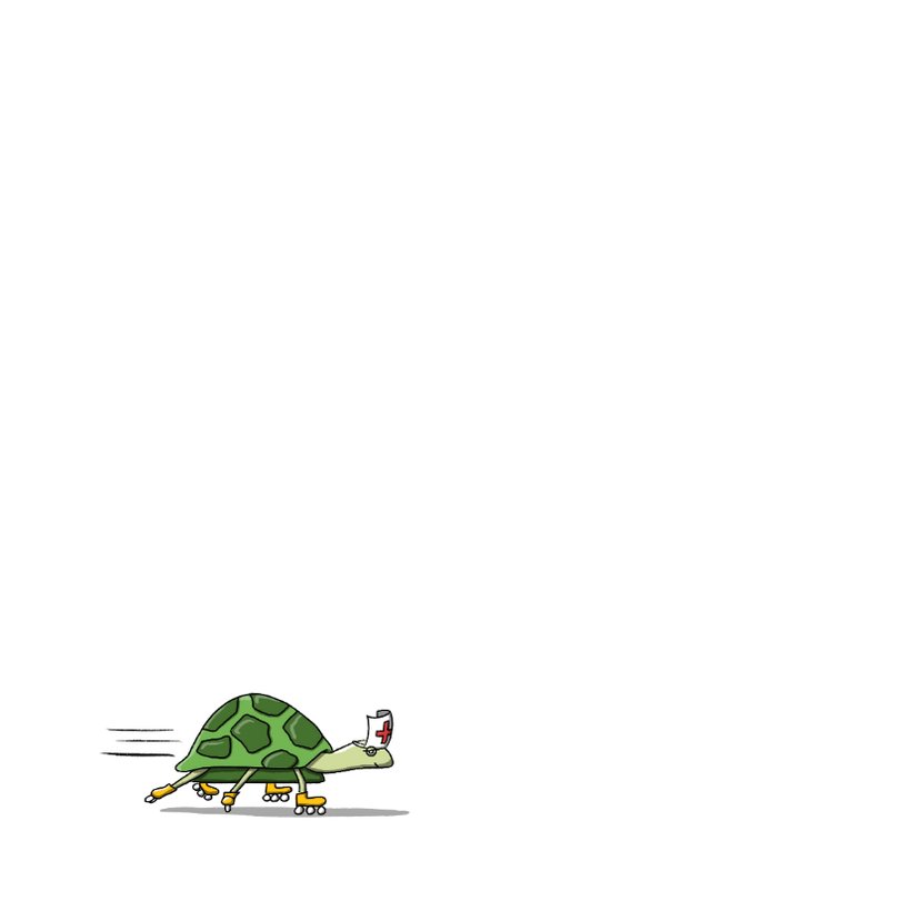 Beterschap een spoedig herstel schildpad kaart | Kaartje2go