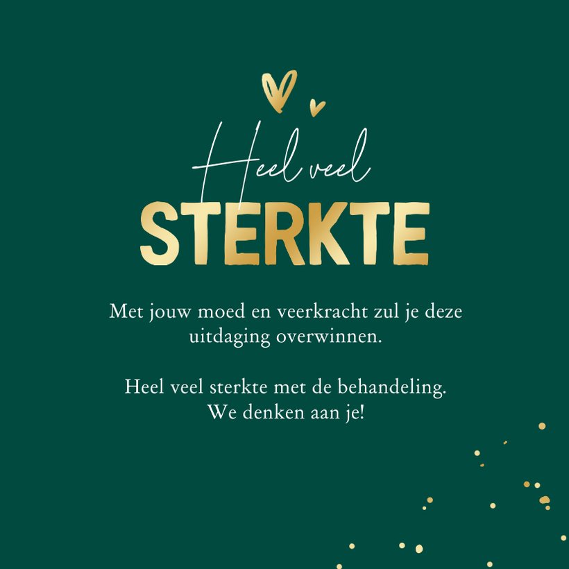 Beterschapskaart op weg naar beter goud hartjes | Kaartje2go