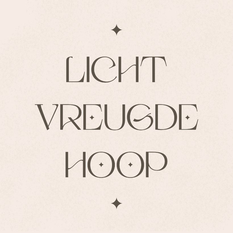 Christelijke nieuwjaarskaart licht vreugde hoop | Kaartje2go