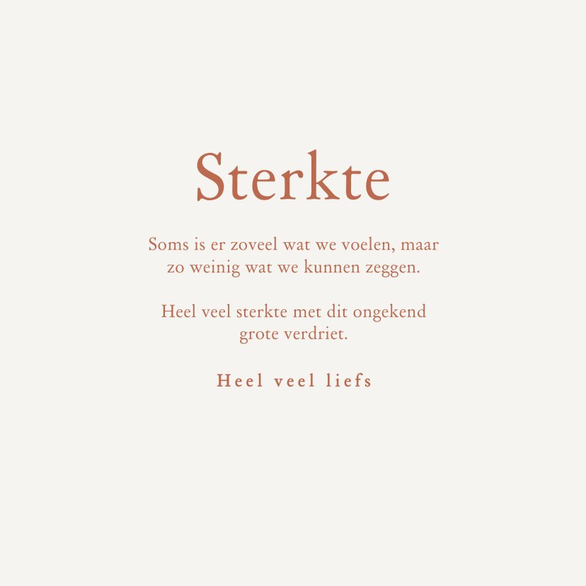 Condoleance kaartje voor een kind met een | Kaartje2go