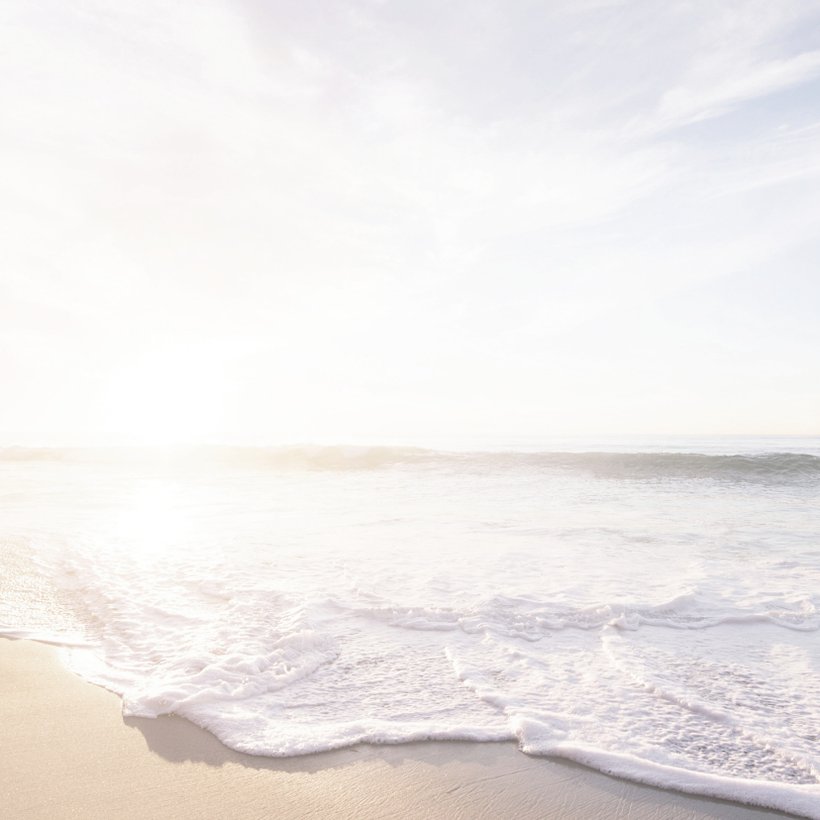 Condoleancekaart met strand zee en lucht | Kaartje2go