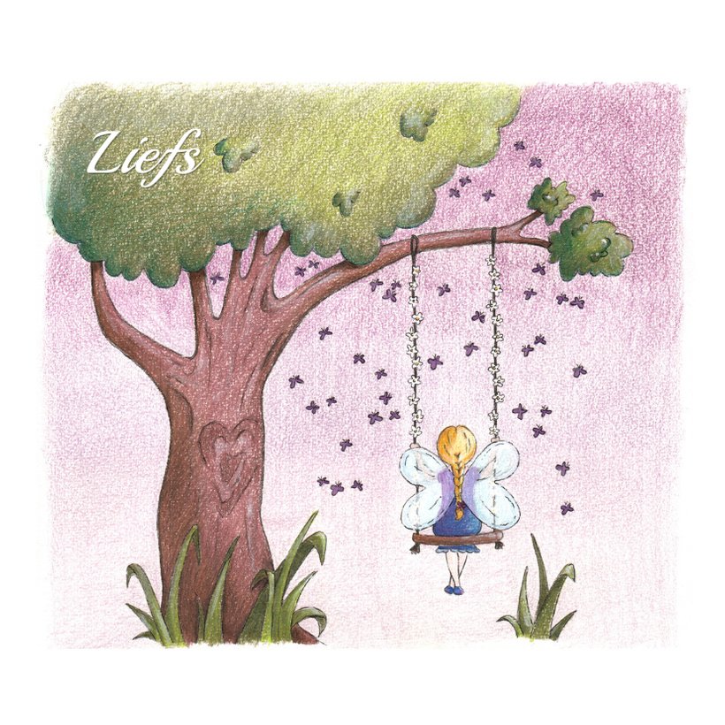 Elfje op schommel - Wenskaarten | Kaartje2go