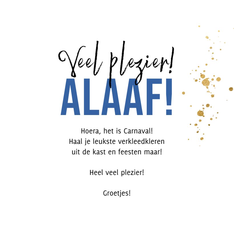 Feestelijke carnavalskaart biertjes proost | Kaartje2go